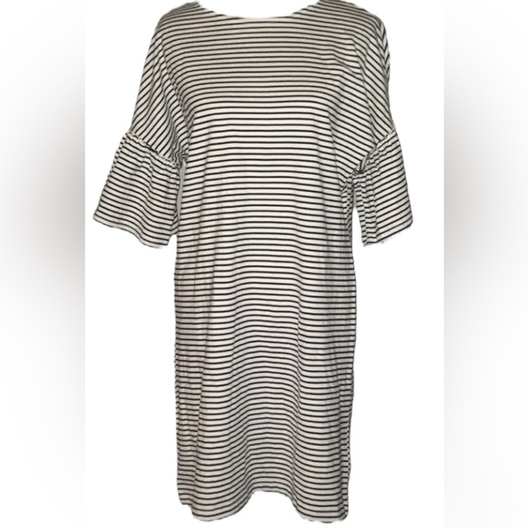 beachlunchlounge | Dresses | Beach Lunch Lounge Navy Blue Striped Bell ...